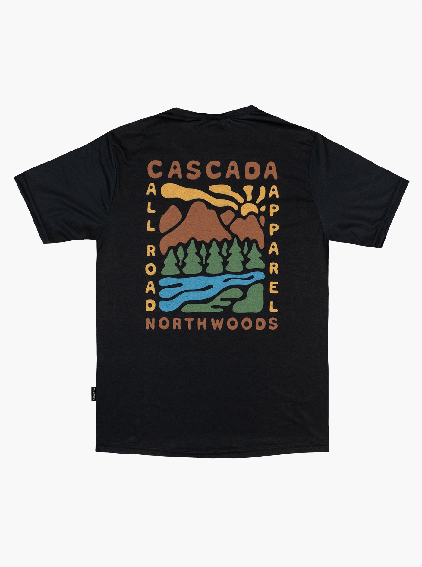 Trail T-Shirt - Northwoods - Black – Cascada