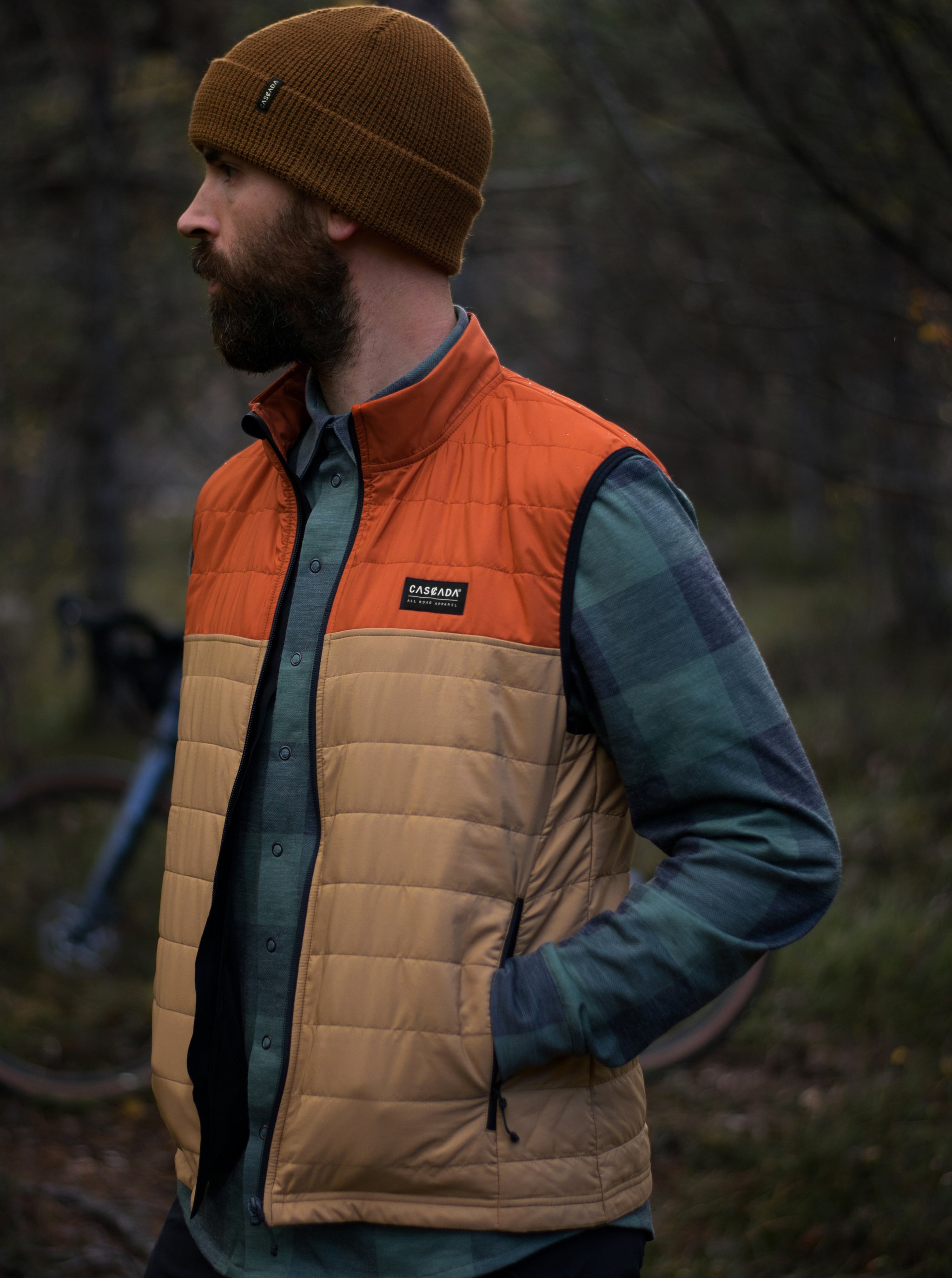 Guide Ultralight Vest - Orange / Dark Tan – Cascada